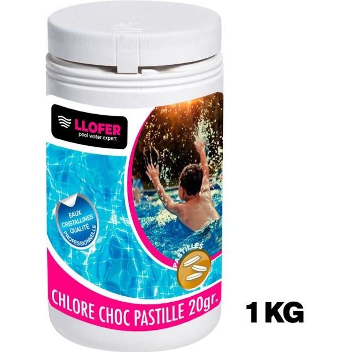 1KG CHLORE CHOC PASTILLES DE 20GR. - Cdiscount Jardin