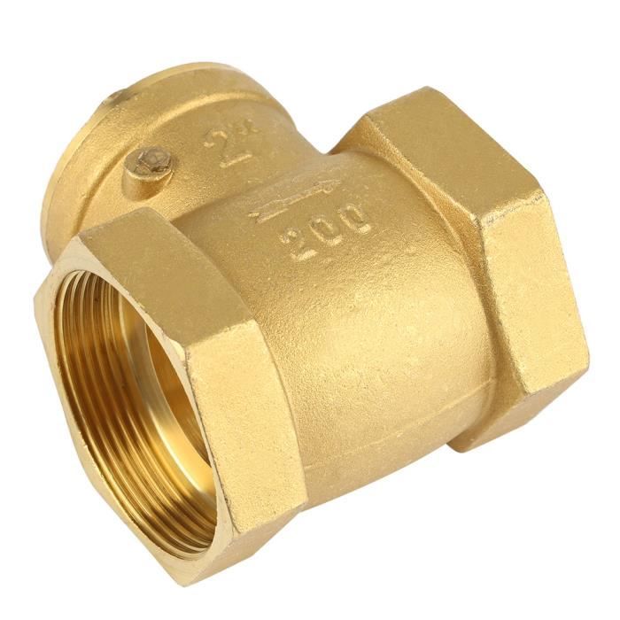Clapet anti-retour en laiton DN50 - Cikonielf - Filetage BSP 2 ...