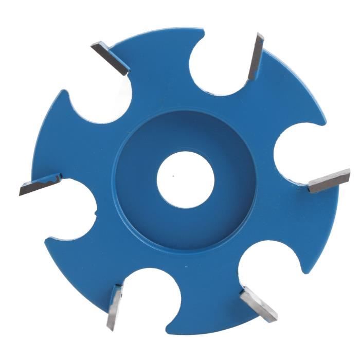 Cikonielf fraise à rainurer 6 dents bois fraise en acier au carbone ...