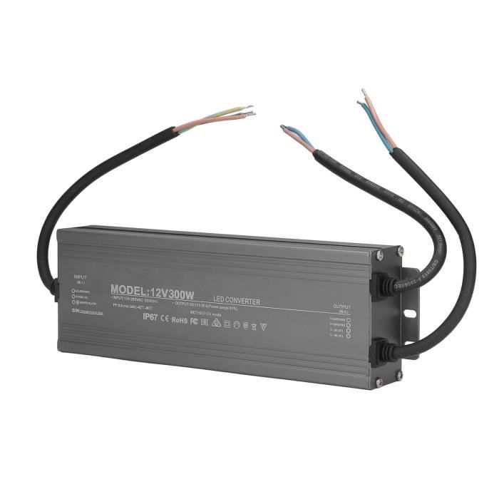FAN-Driver LED étanche Alimentation LED étanche IP67, tension constante ...