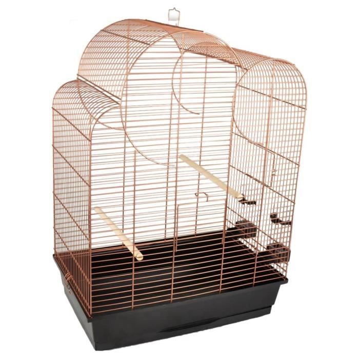 Cage perruche wammer 1 cuivre 54x34x75cm - Cdiscount Animalerie