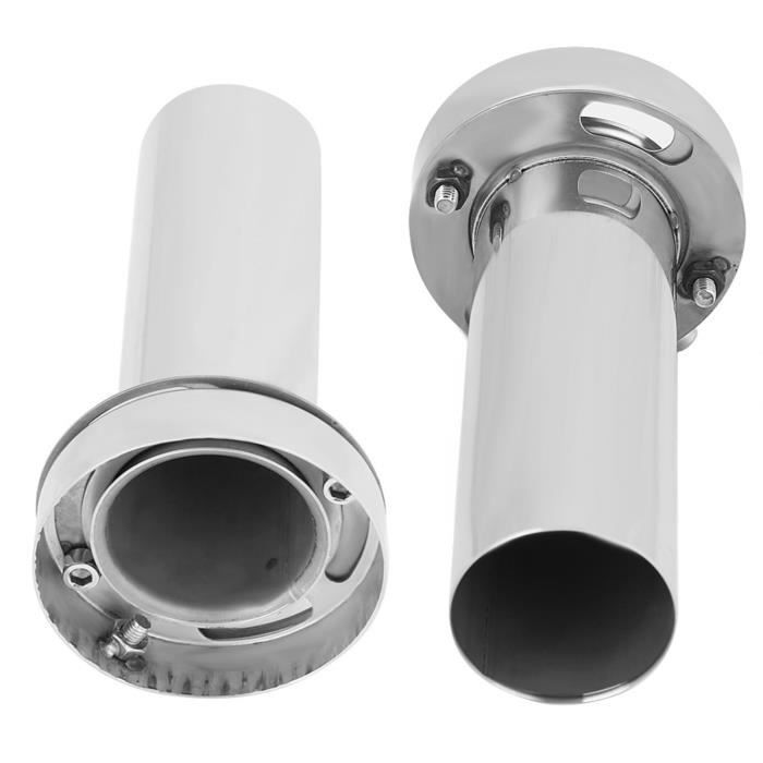 Garosa Embout d'échappement Silencieux d'échappement rond réglable ...