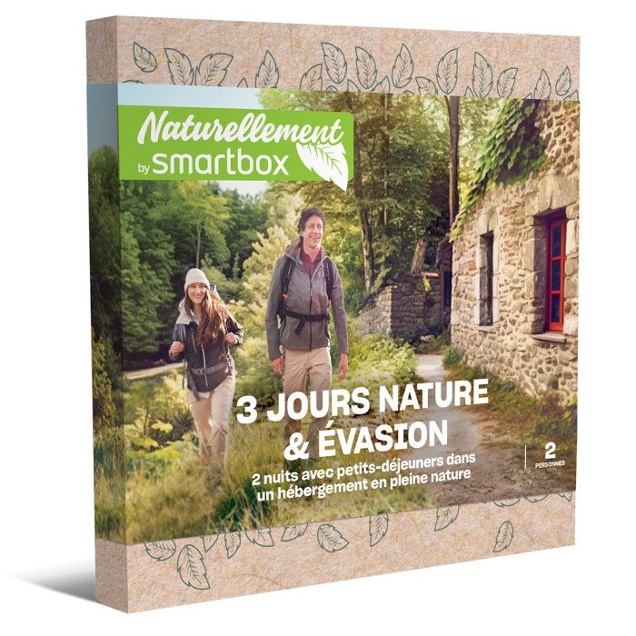 Coffret Cadeau SMARTBOX - 3 jours nature & évasion - 2 nuits avec ...