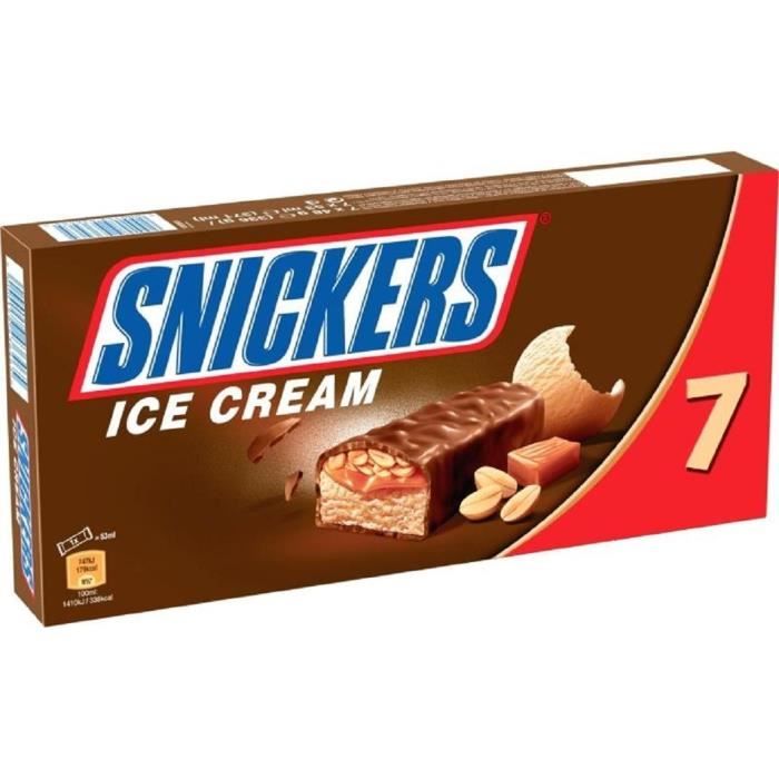 Snickers glacé x 7 Snickers - Cdiscount Au quotidien