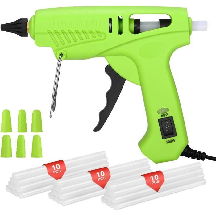 Pistolet à Colle Thermofusible, Pistolet à colle 60-100 W,avec 30 ...