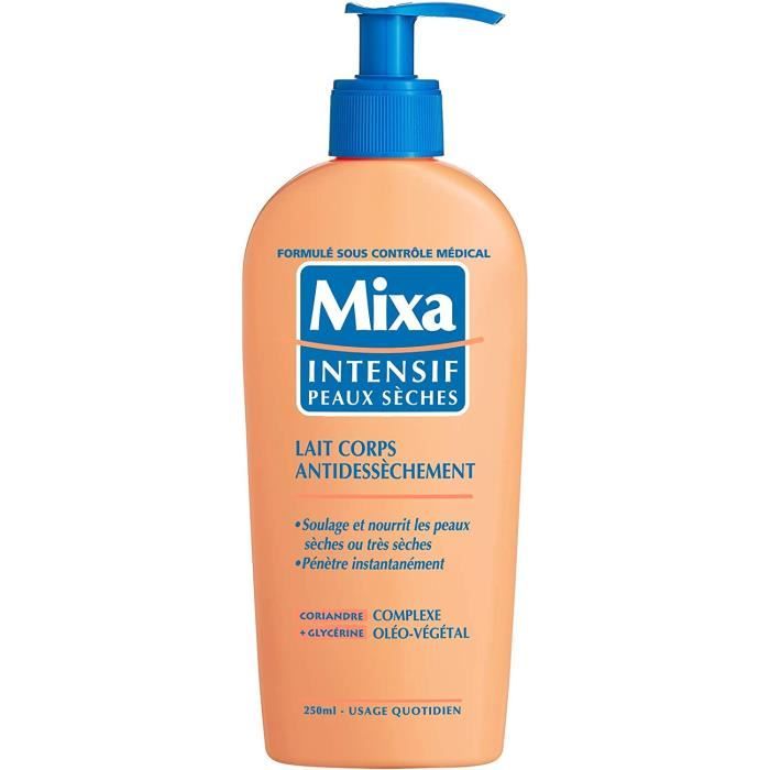 Mixa Corps Intensif Peaux Sèches Lait Anti-Dessèchement, 250ml200 ...