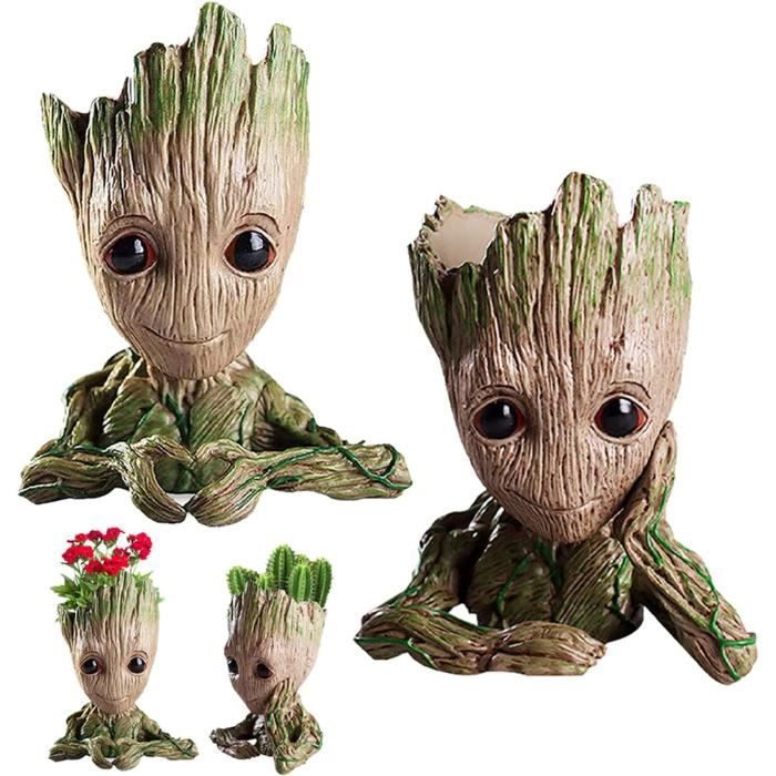 WELLXUNK Baby Groot Pot de Fleurs, Baby Groot Action Figurines Fashion ...