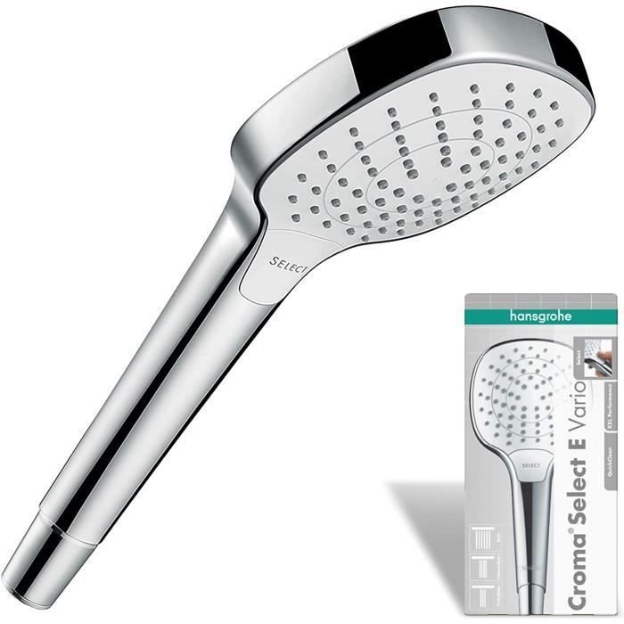 Hansgrohe Croma Select E Douchette à Main Vario Blanc Chromé