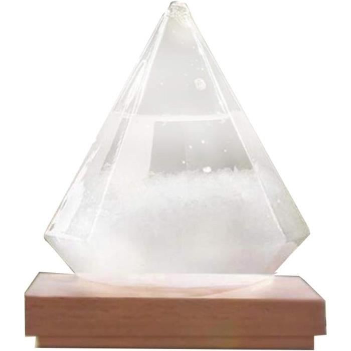 Prédicteur Météo En Verre De Tempête – Station Météo Antique En Cristal ... Prédicteur Météo En Verre De Tempête – Station Météo Antique En Cristal ...
