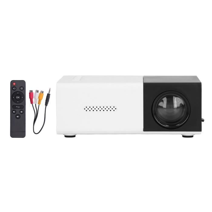 Projecteur 1080P Mini Projecteur, Imagerie par Réflexion Diffuse Mini ...