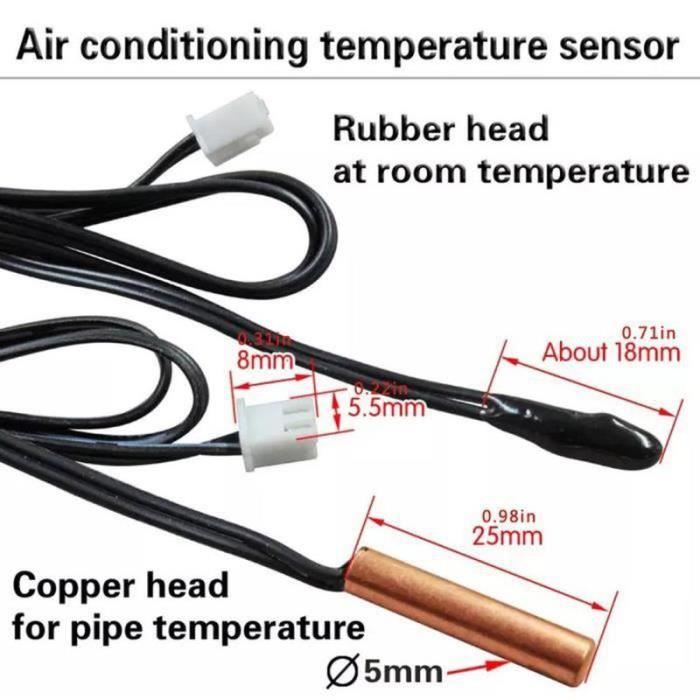 CL01397-Pièces de sonde de capteur de température de climatisation 5k ...