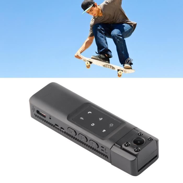 ZJCHAO Caméra montée sur le corps Caméra Corporelle, Petite Caméra ...