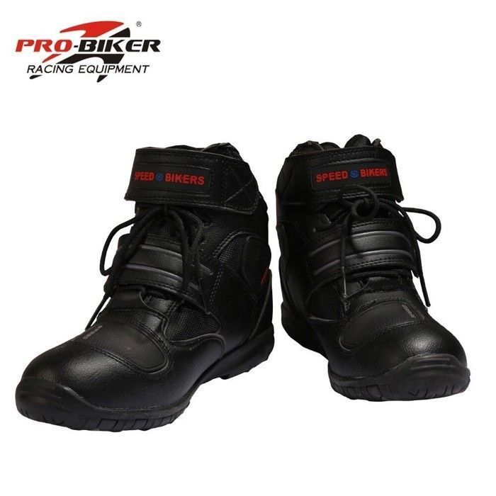 Bottes de moto souples imperméables pour hommes,bottes de motard Pro ...