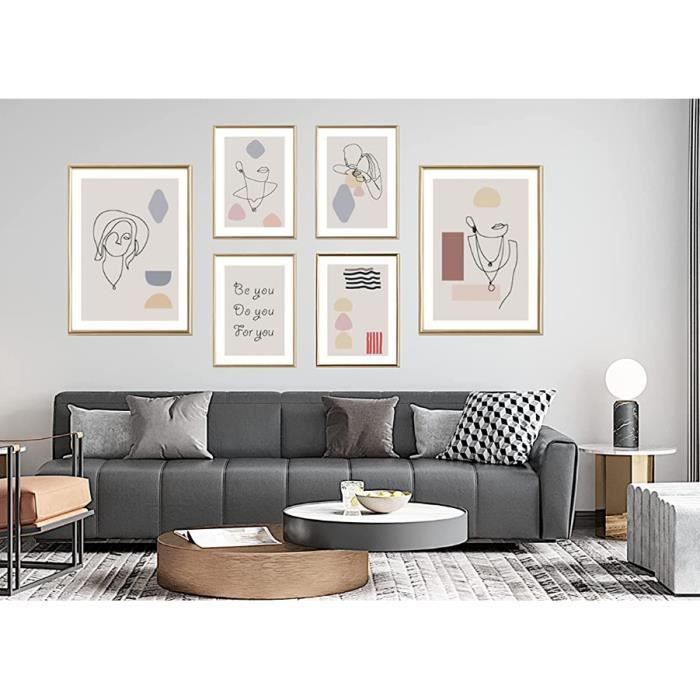Lot de 6 affiches de décoration murale Posters assortis Tableaux ...