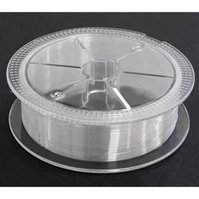 Bobine Rouleau De Fil De Pêche Monofilament 150 M - Couleur Transparent ...