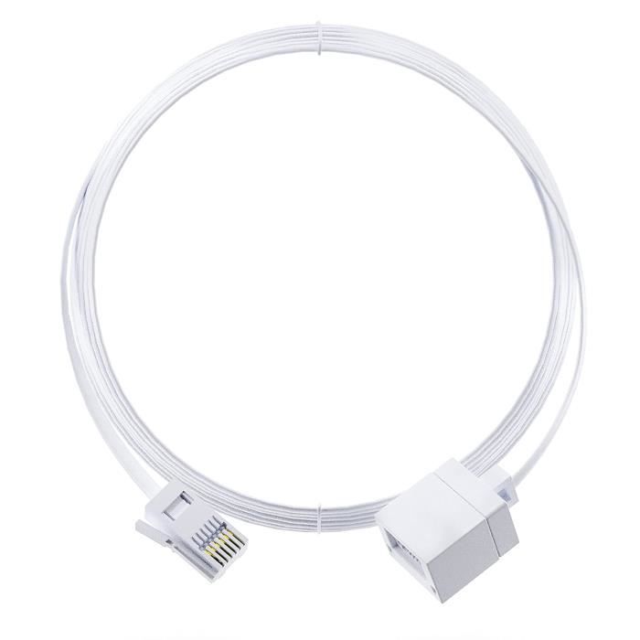 Câble D'Extension Téléphonique Bt 2 M - Mâle Vers Femelle - Câble D ...