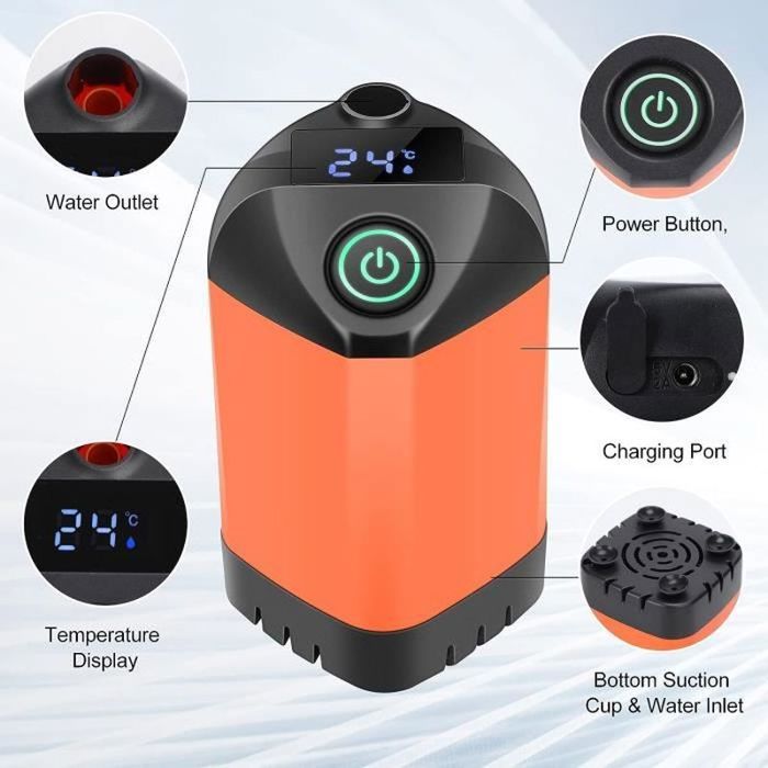 DOUCHE SOLAIRE - DOUCHETTE DE DOUCHE SOLAIRE Kit Douche de Camping ...