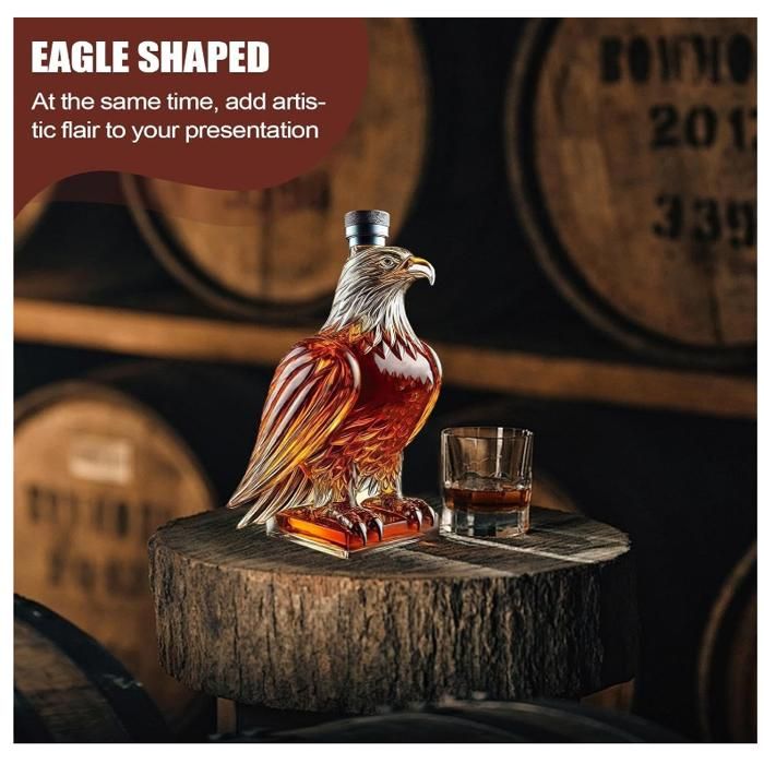Bouteilles De Whisky Carafe Eagle En Verre Pour Whisky - Récipient et ...