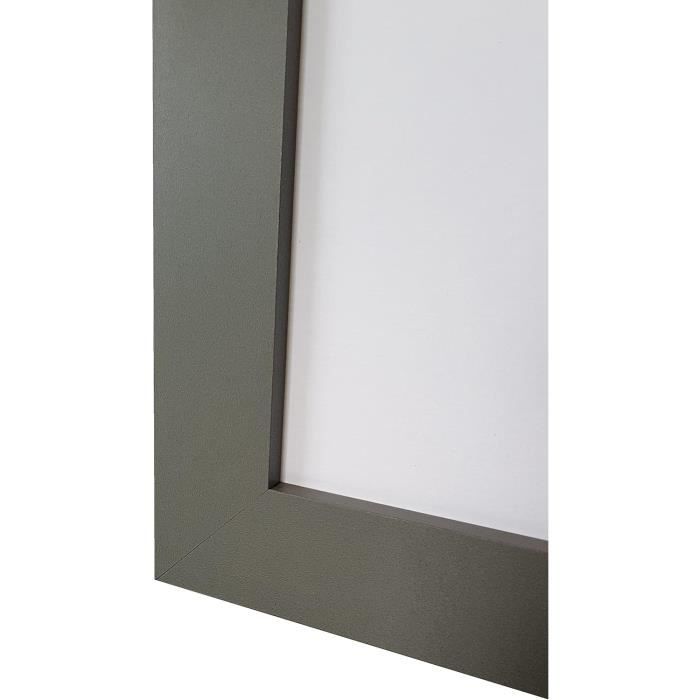 Metro Cadre Photo Gris Foncé Avec Passe-Partout Gris Foncé 50,8 X 40,6 ...
