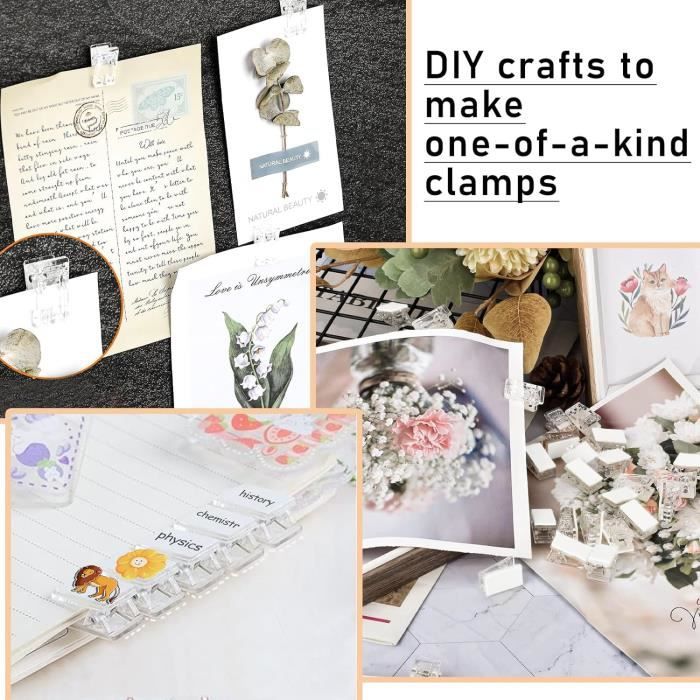 40 Pièces de Clips Auto-Adhésifs pour Tapisserie, Clips à Ressort en ...