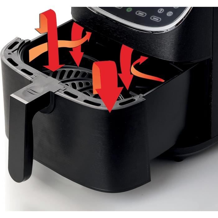 Friteuse 7L 4627,Friteuse 7L,Minuteur 60 Minutes,Ecran LCD et Tactile ...
