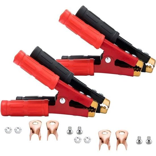 Pince Crocodile 1000A Pince Batterie Voiture 16cm, Pince Crocodile en ...