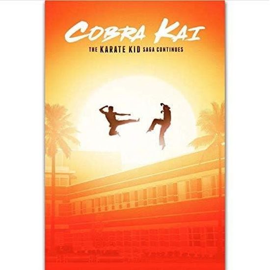 Affiches Et Impressions Cobra Kai Kofu Tv Series Karaté Kid Show Art ...