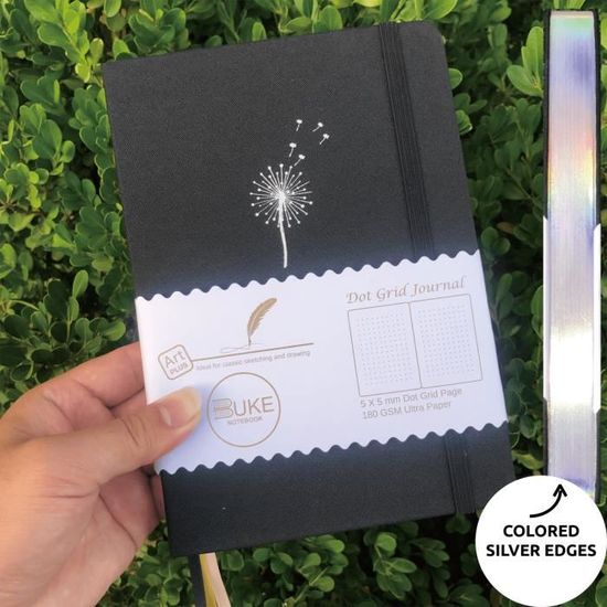 Feuillet mobile,carnet de notes A5 avec grille à points,papier blanc ...