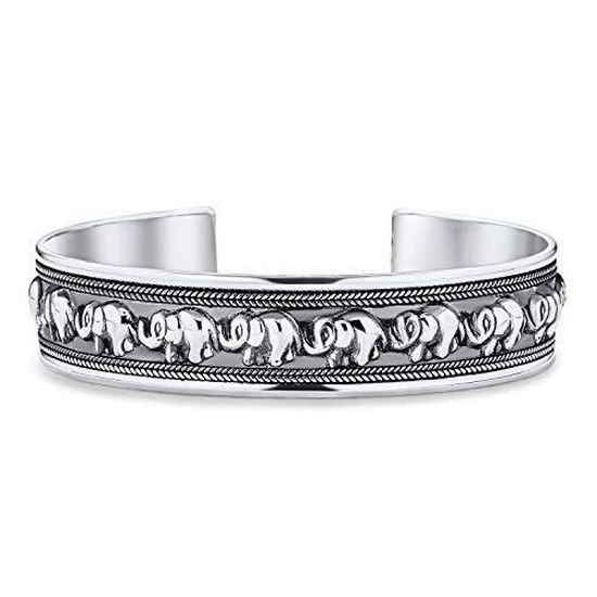 Bonne Chance Style Bali Elephant Bracelet Jonc Pour Les Femme Fortes ...