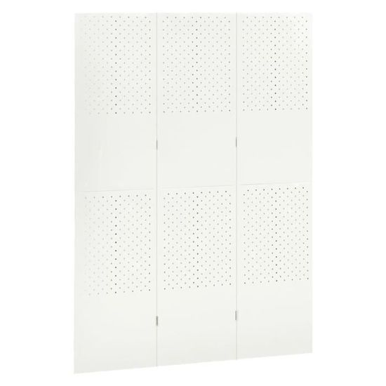Cloison de séparation BOHU - VGEBY - Blanc - Acier - 120x180 cm ...