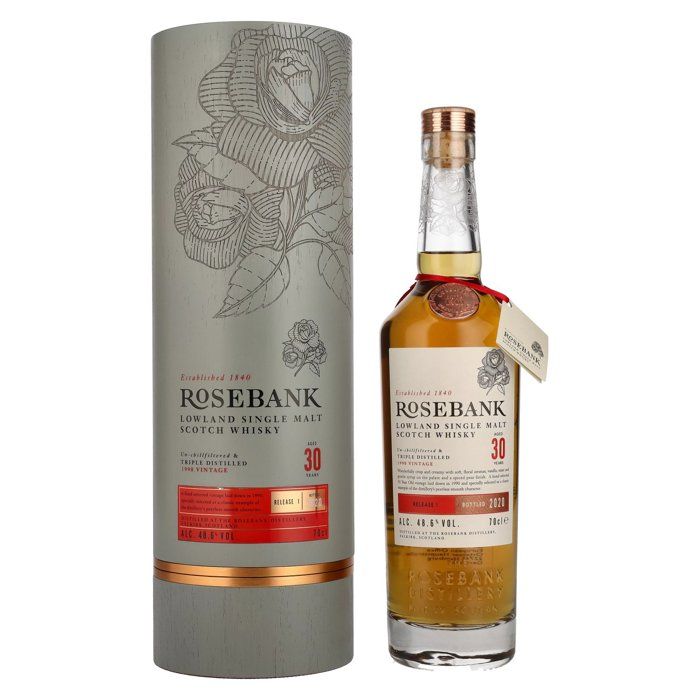 Rosebank 30 Years Old Lowland Single Malt RELEASE I 2020 48,6% Vol. 0 ...