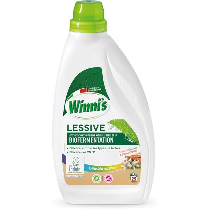 Lessive Bouteille Couleurs ecolabel 1125ml 25 lavages - Cdiscount ...