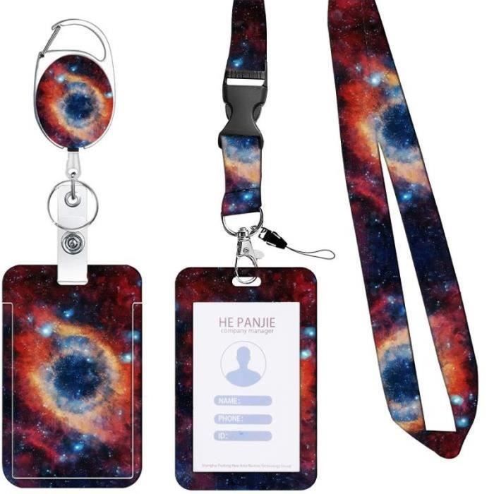 BADGE - PORTE-NOM ZGEER Collier Porte Carte Porte Badge Pour ...