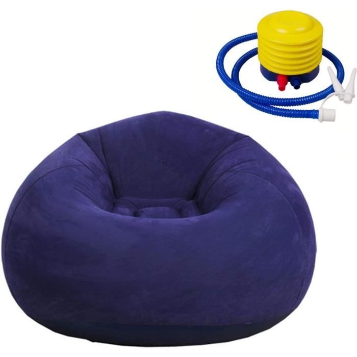 Pouf Poire Gonflable en PVC pour Enfants et Adultes - Bleu - Taille B ...