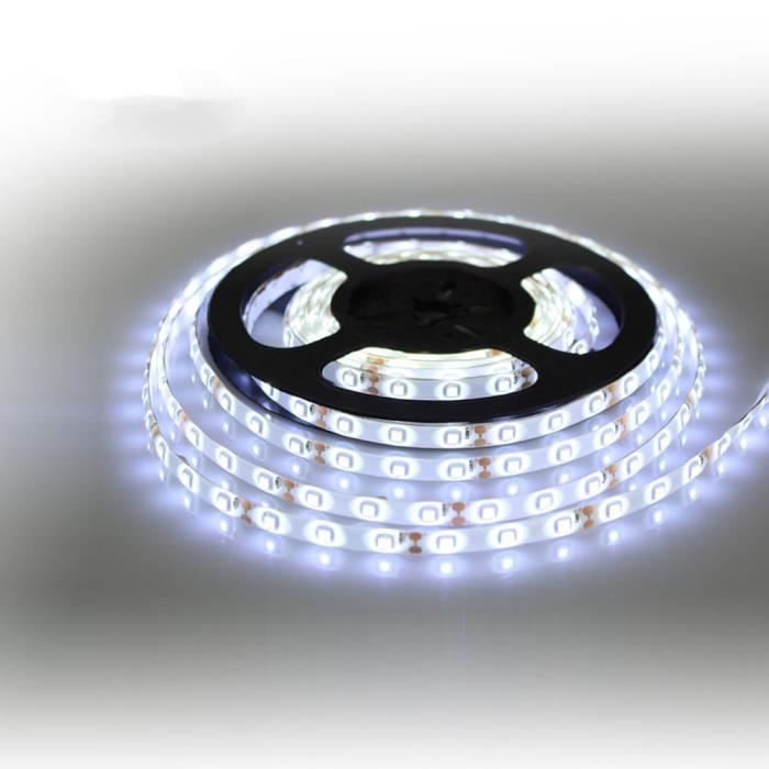 BANDE LED - RUBAN LED 12V LED étanche bande lumineuse 5M 300LEDs pour ...