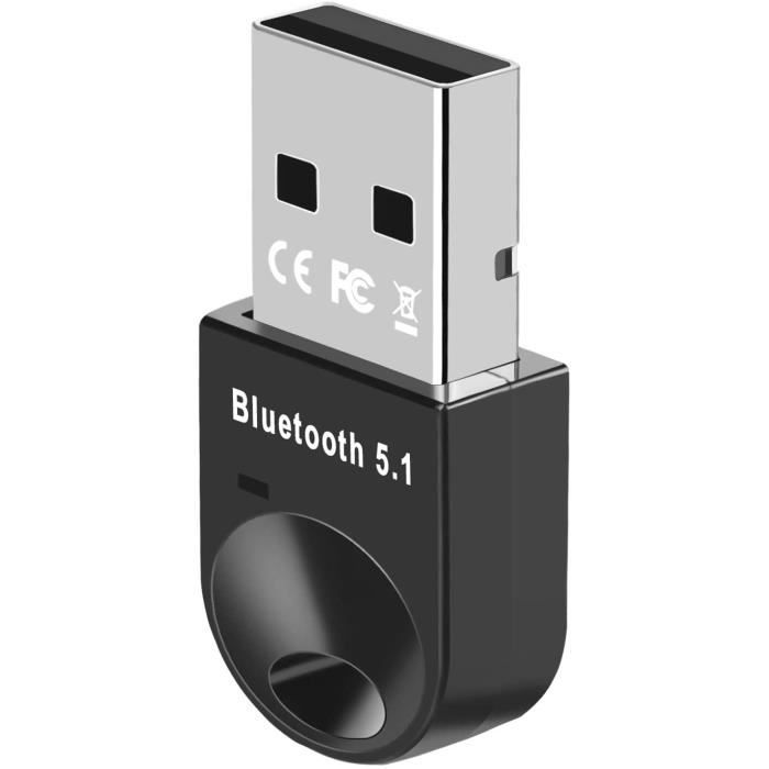 Clés Bluetooth 5.1 USB Bluetooth Adaptateur Dongle pour PC Mini Clé ...