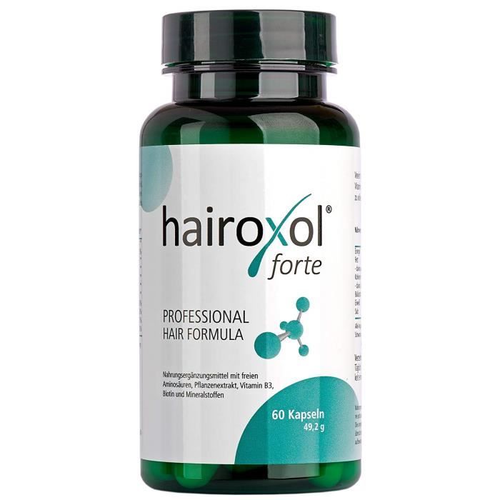 Hairoxol gélule pour cheveux | volume + croissance pour femmes + hommes ...