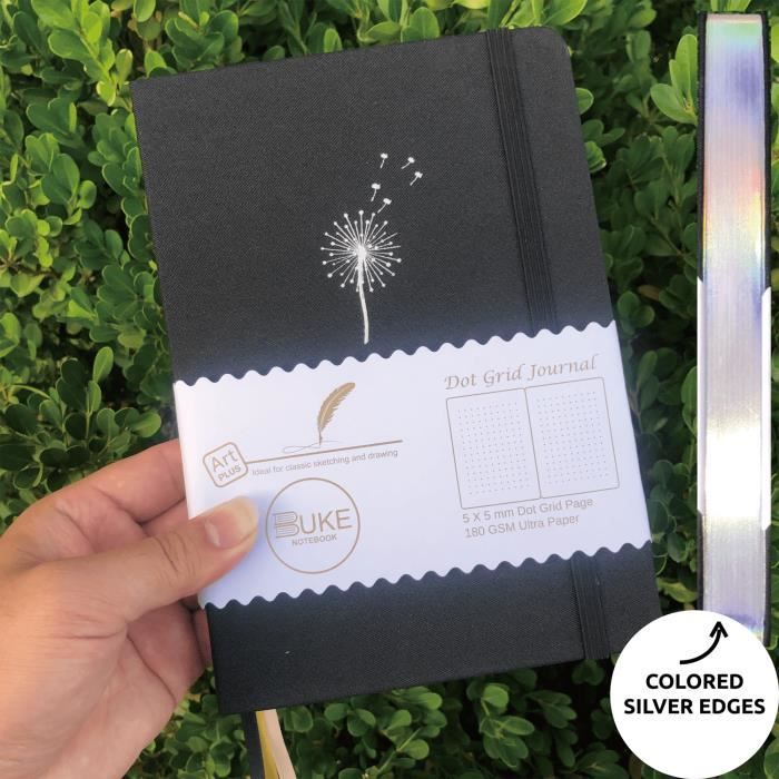 Feuillet mobile,carnet de notes A5 avec grille à points,papier blanc ...