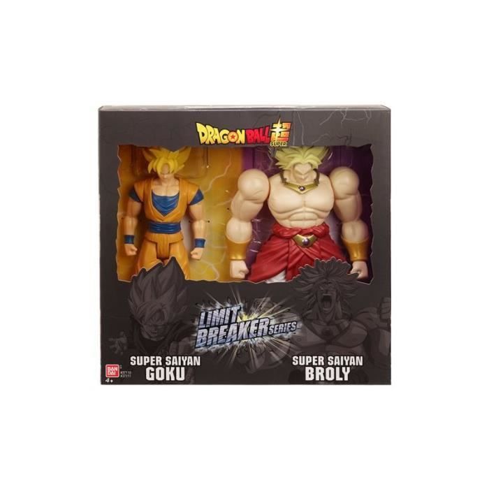 Figurines Dragon Ball - BANDAI - Limit Breaker Goku et Broly - Pack de ...