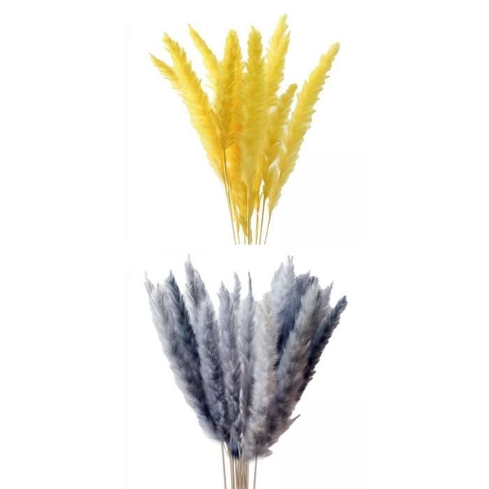 30x Boho Séché Pampa Herbe Roseau Fleurs Bouquet Mariage Salon Décor ...