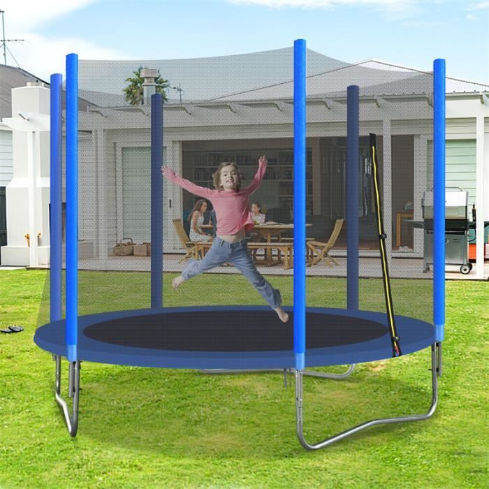 Trampoline pour enfants, 8 ft acier galvanisé ronde trampoline de ...