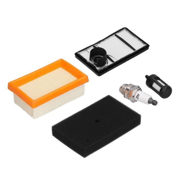 LOOK-Zerone Bougie d'allumage pour scie à découper Kit d'éponge de préfiltre pour bougie d ...