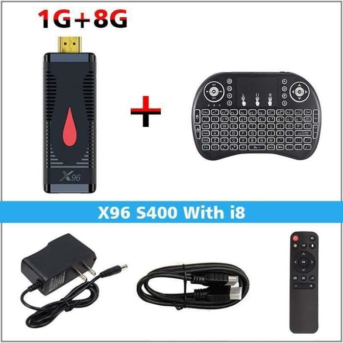 MEDIA STREAMER,1gb 8gb I8 X96 S400 TV Stick Allwinner H313 Façades Core ...