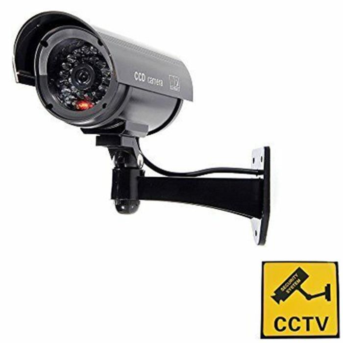 HURRISE caméra de surveillance de sécurité Caméra factice CCTV sécurité ...
