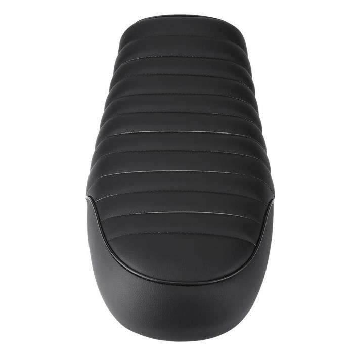 HURRISE PU Cuir Siège Siège de Moto en Cuir PU Racer Selle Vintage ...