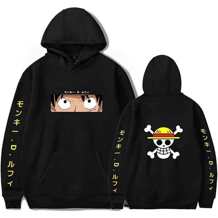 One Piece Luffy Chopper Homme Sweat à Capuche Sweat Manche Longue Sport