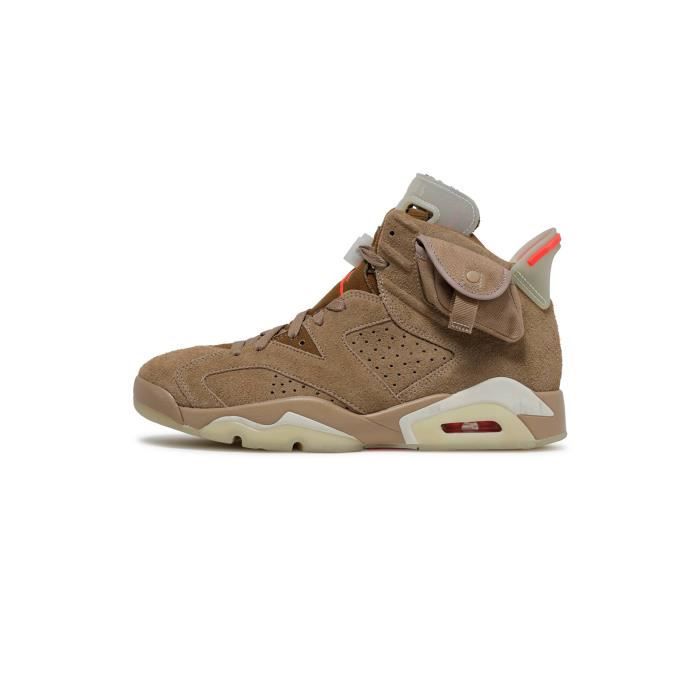 BASKETS x Travis Scott x Nikke|AIR|JORDANX 6 Retro AJ6 British Khaki ...