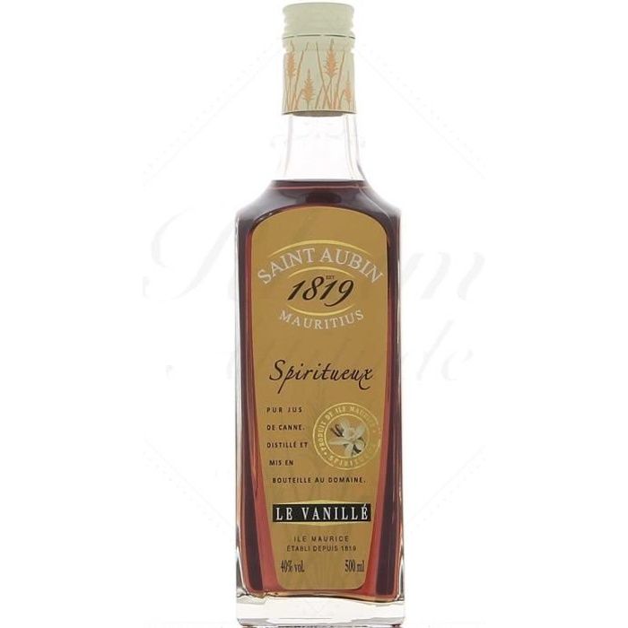 Rhum Saint-Aubin Vanille 1819 de l'Ile Maurice - La cave Cdiscount