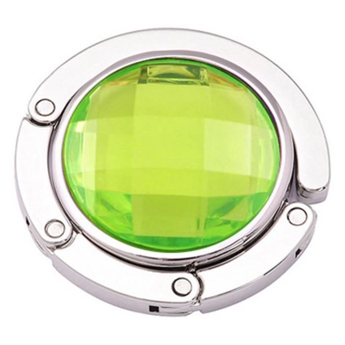 Pliable Bien Commode Accrochage Rond Sac A Main Portefeuille En Strass ...