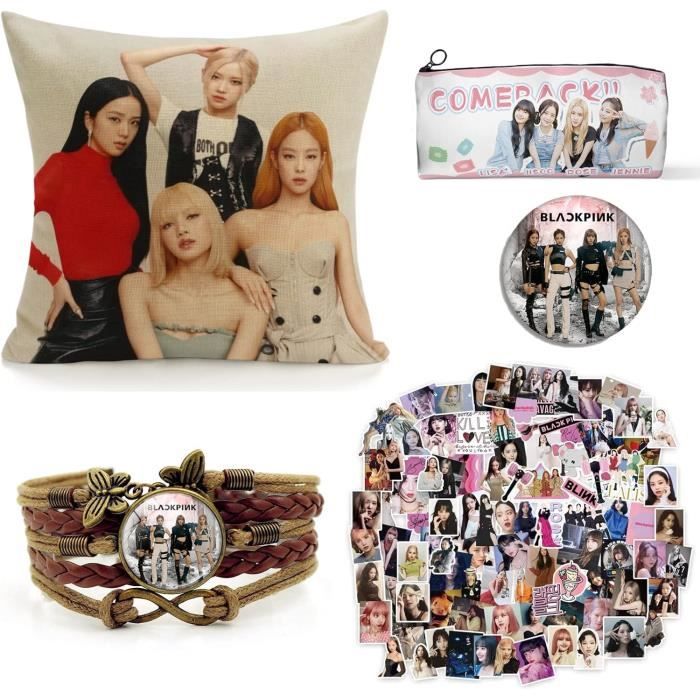 52 Blackpink Merchandise,Kpop Fans Gift Set,1 Taie D'Oreiller, Imprimé ...